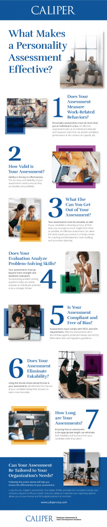 What Makes a Personality Assessment Effective? [Infographic] - Caliper ...